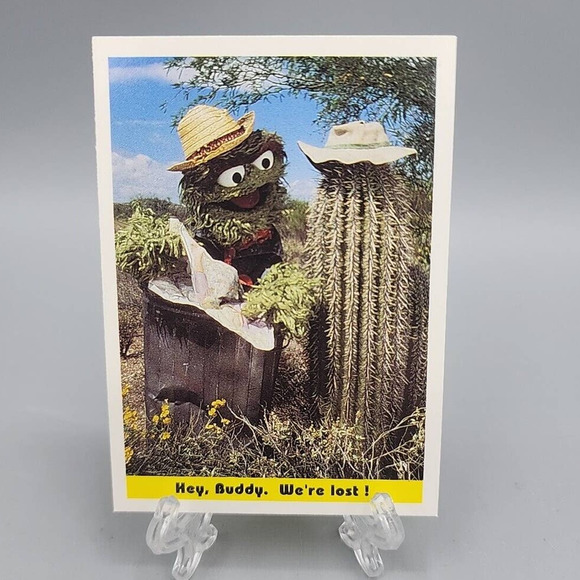 Toys | Sesame Street 1992 Ctw 63 Oscar The Grouch Cactus Asking For ...